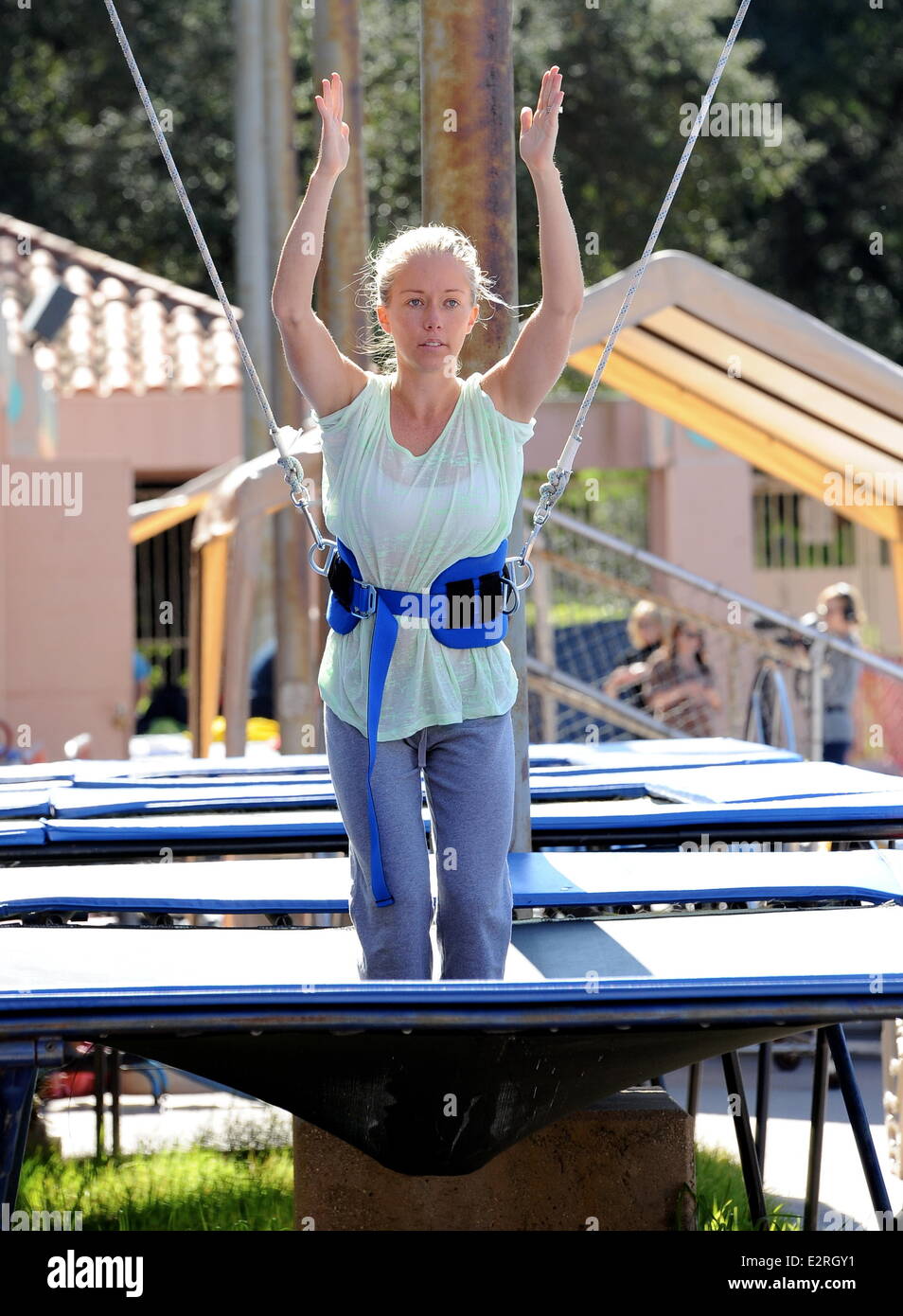 Celebrities practice their dives for the upcoming ABC show 'Splash ...