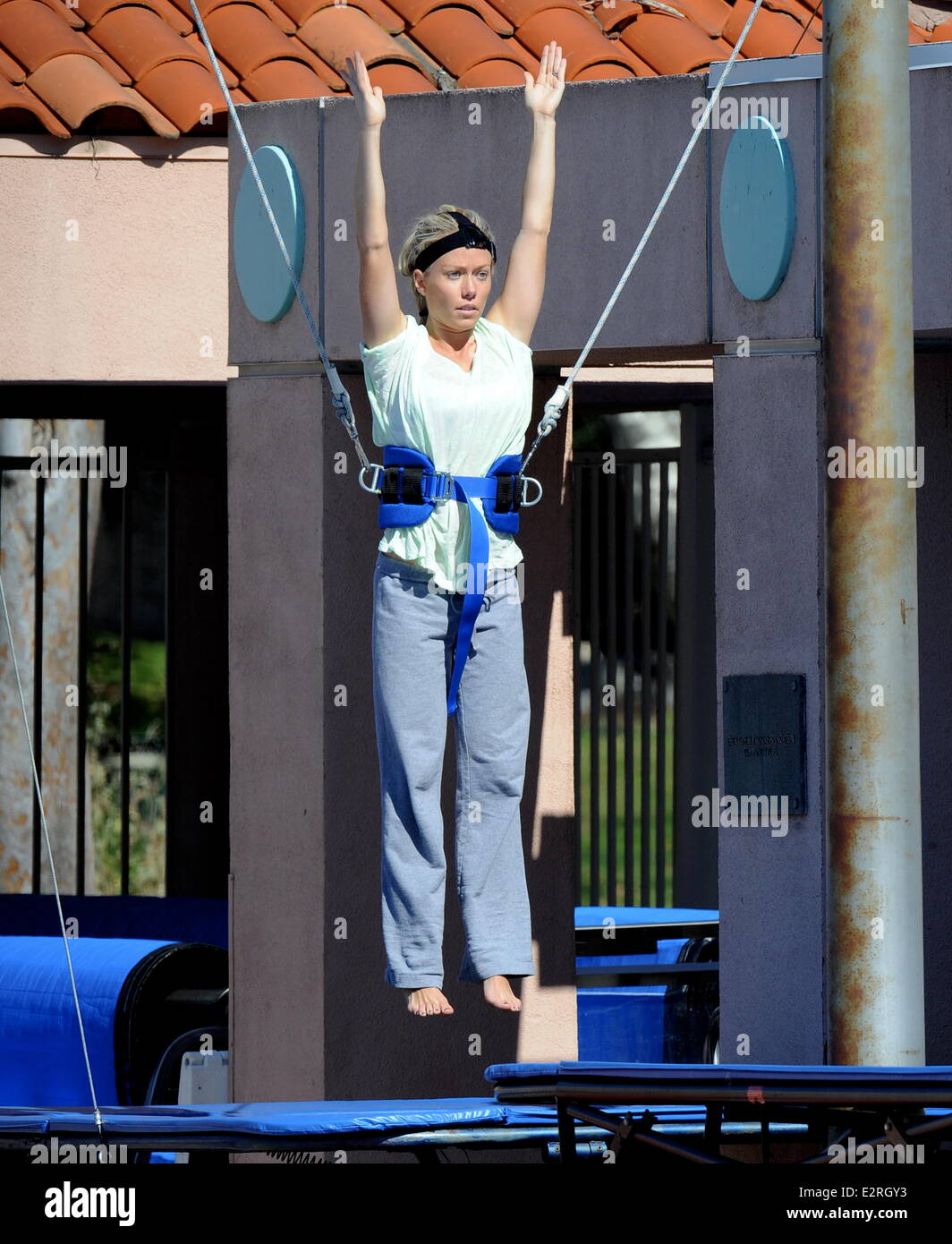 Celebrities practice their dives for the upcoming ABC show 'Splash ...