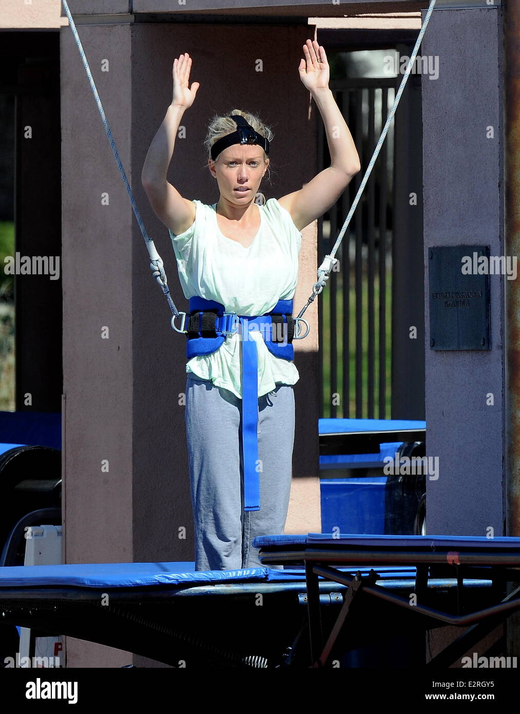 Celebrities practice their dives for the upcoming ABC show 'Splash ...