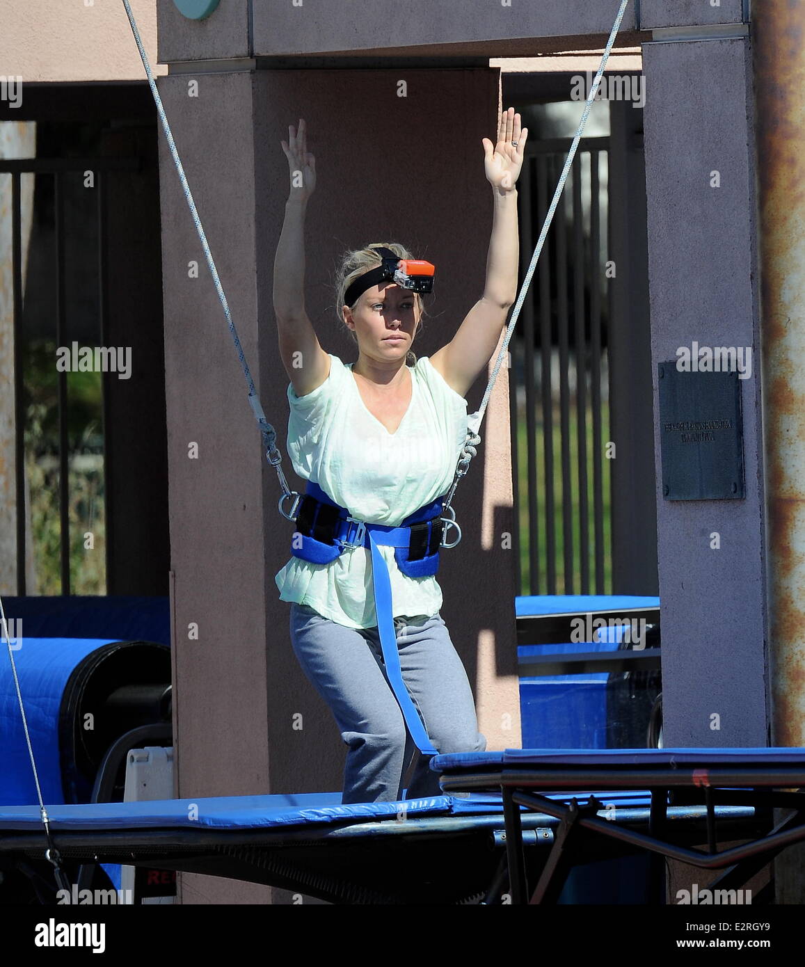 Celebrities practice their dives for the upcoming ABC show 'Splash ...