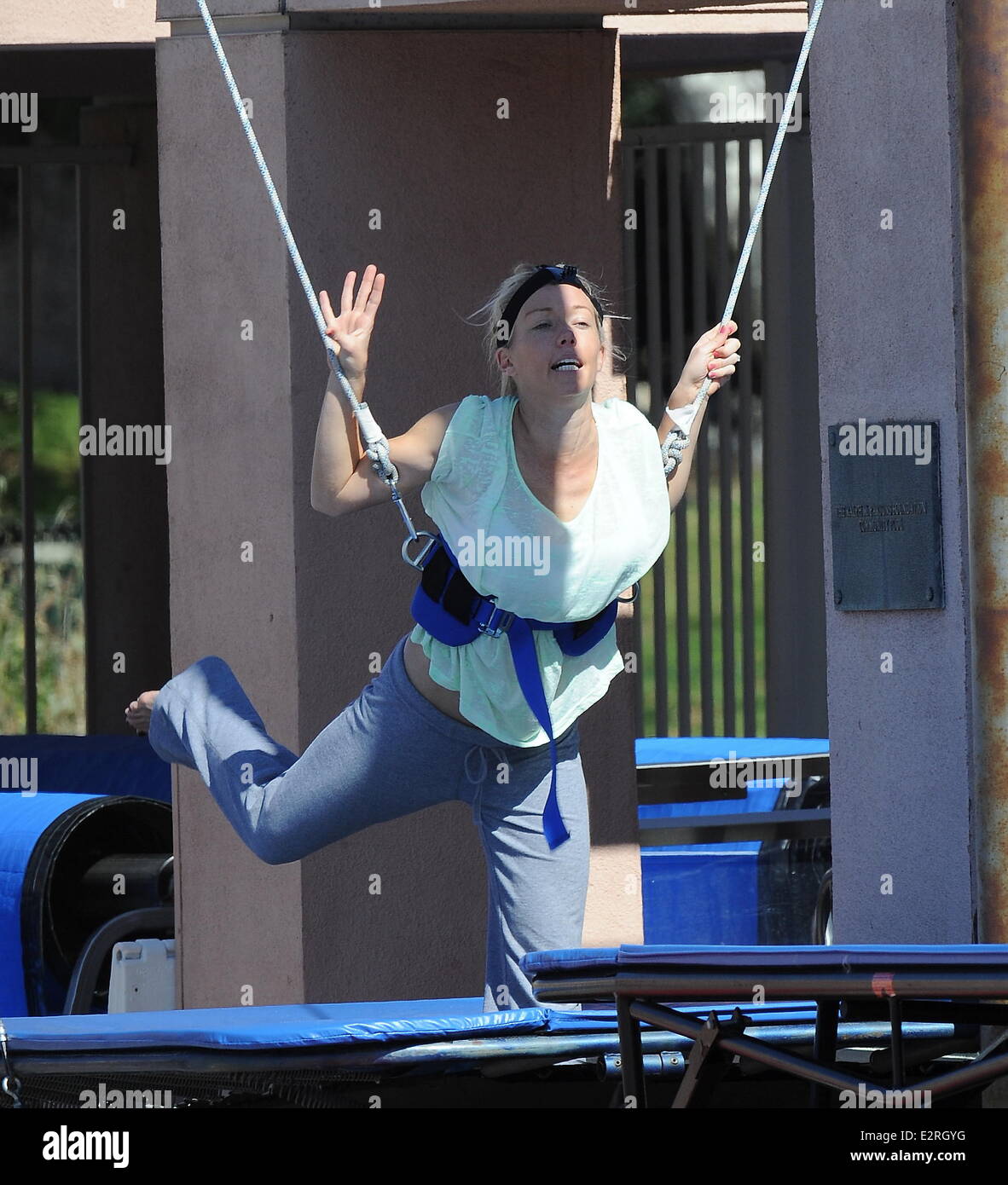 Celebrities practice their dives for the upcoming ABC show 'Splash ...