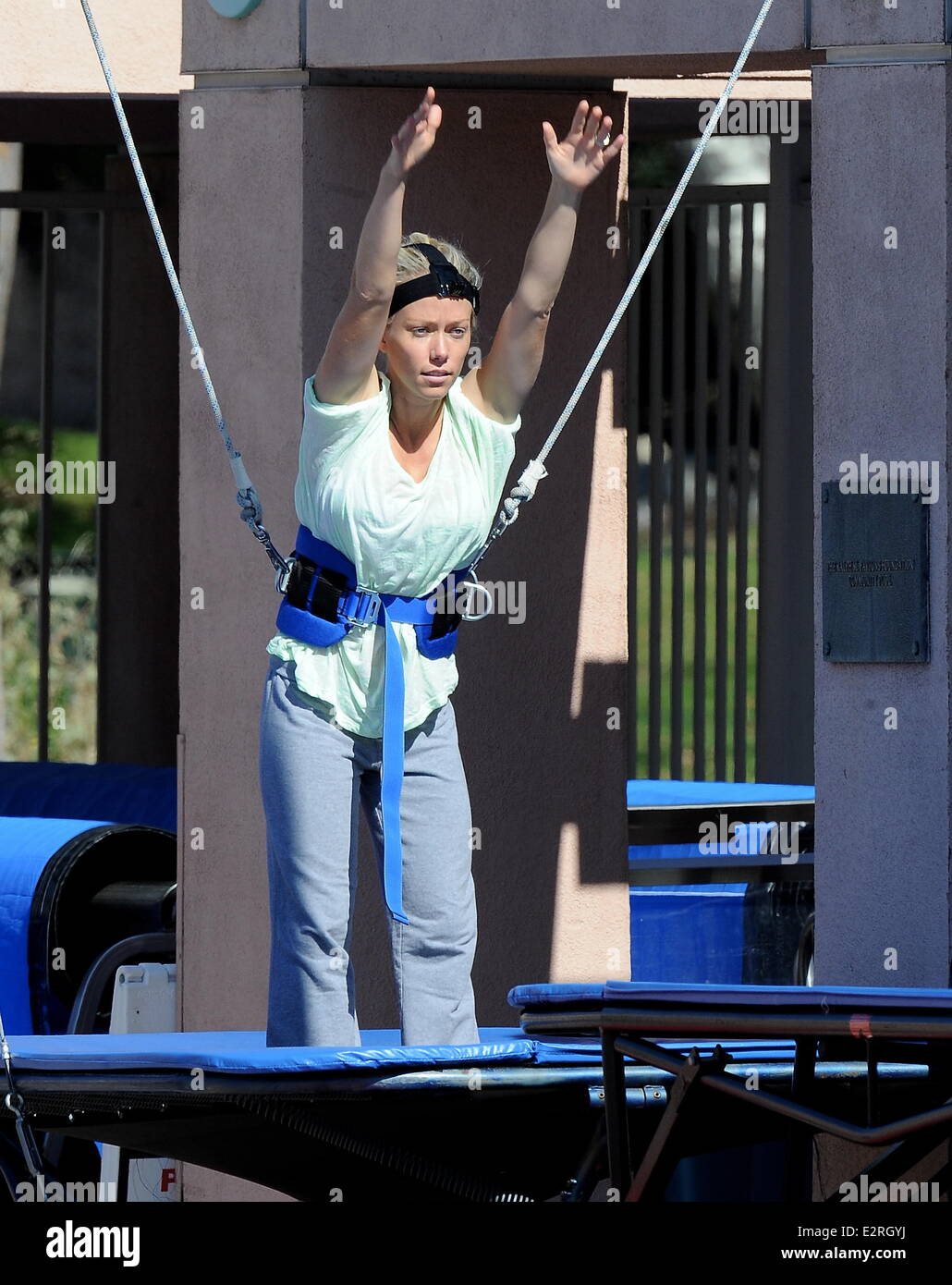 Celebrities practice their dives for the upcoming ABC show 'Splash ...