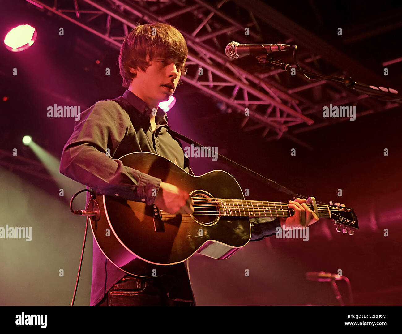 Jake Bugg Performing live in concert at the Liverpool O2 Academy ...