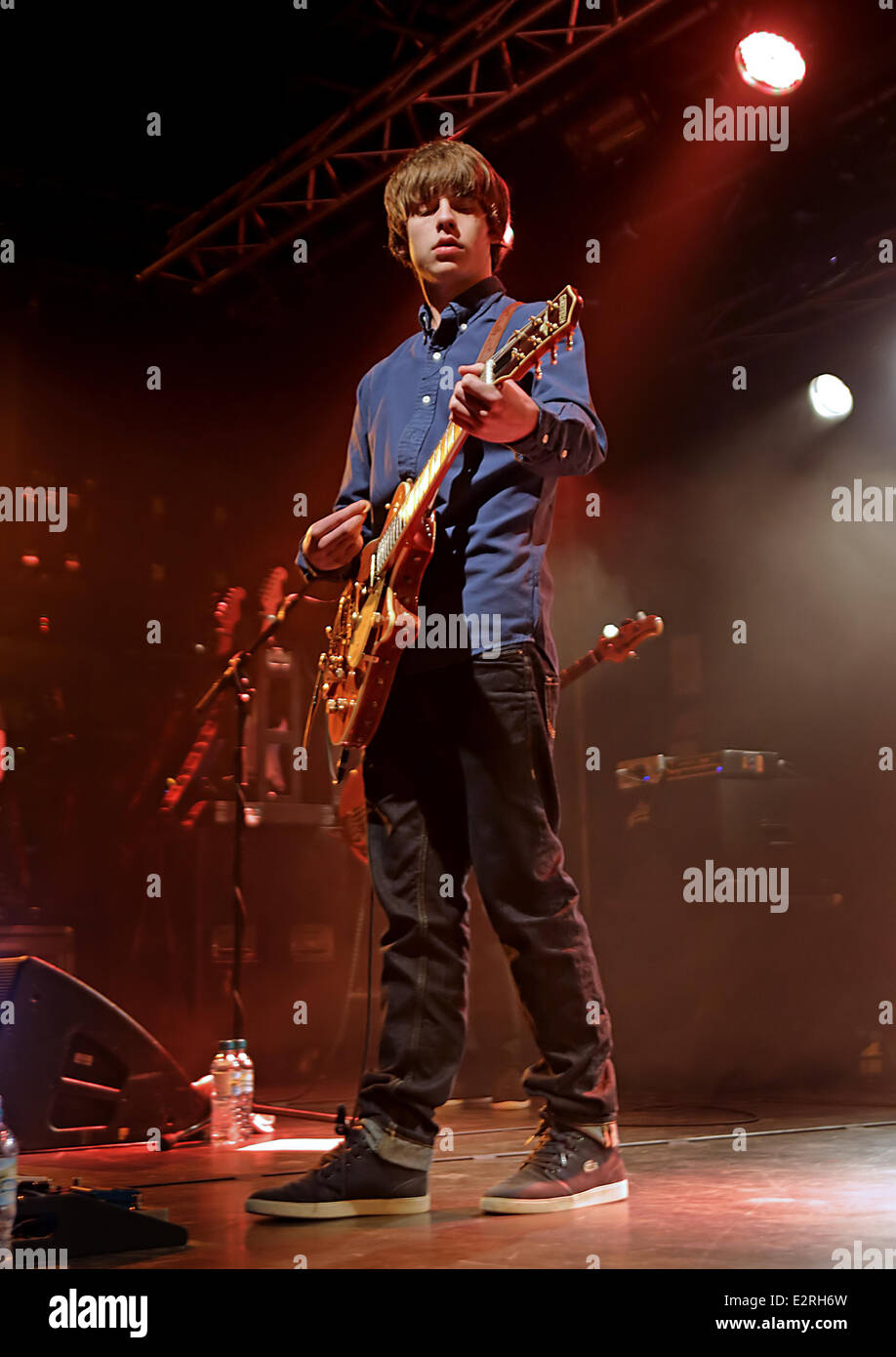 Jake Bugg Performing live in concert at the Liverpool O2 Academy ...