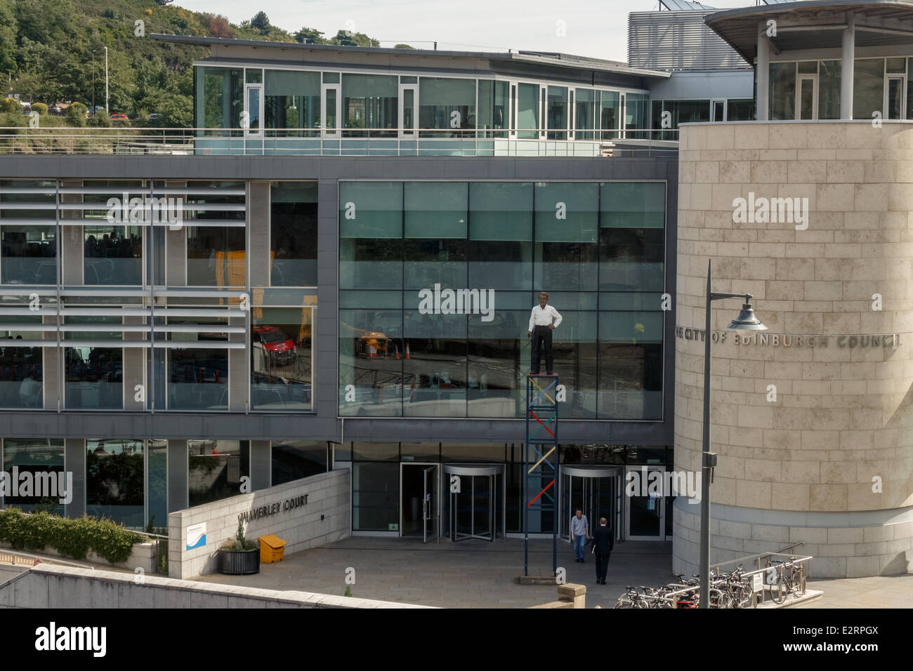 Exterior of The city of Edinburgh Council offices Stock Photo - Alamy