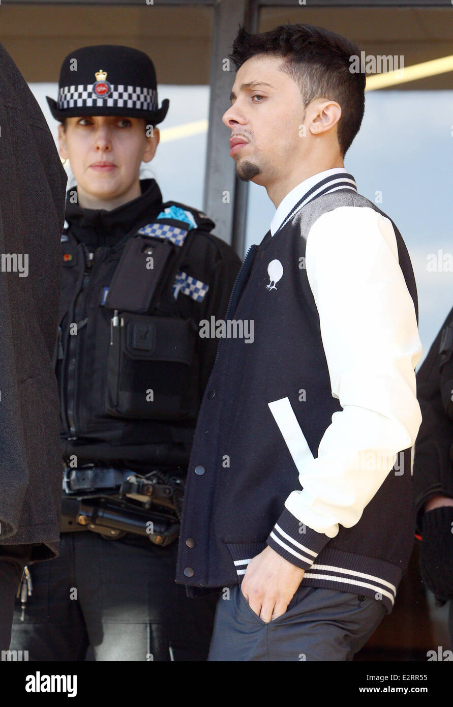 Dappy from NDubz, real name Costadinos Contostavlos arrives at ...