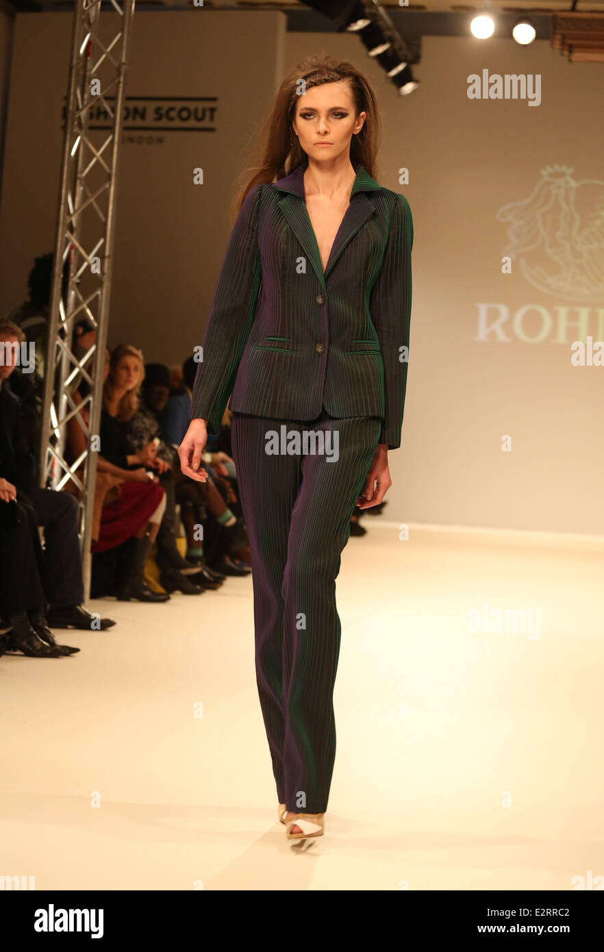 London Fashion Week - Autumn/Winter 2013 - Rohmir - Catwalk Featuring ...