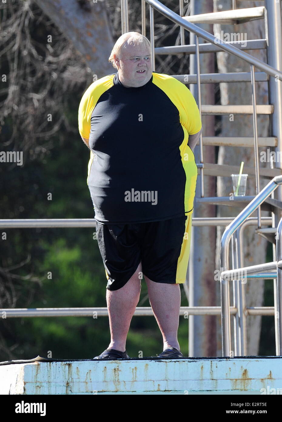 Celebrities practice their dives for the upcoming ABC show 'Splash ...