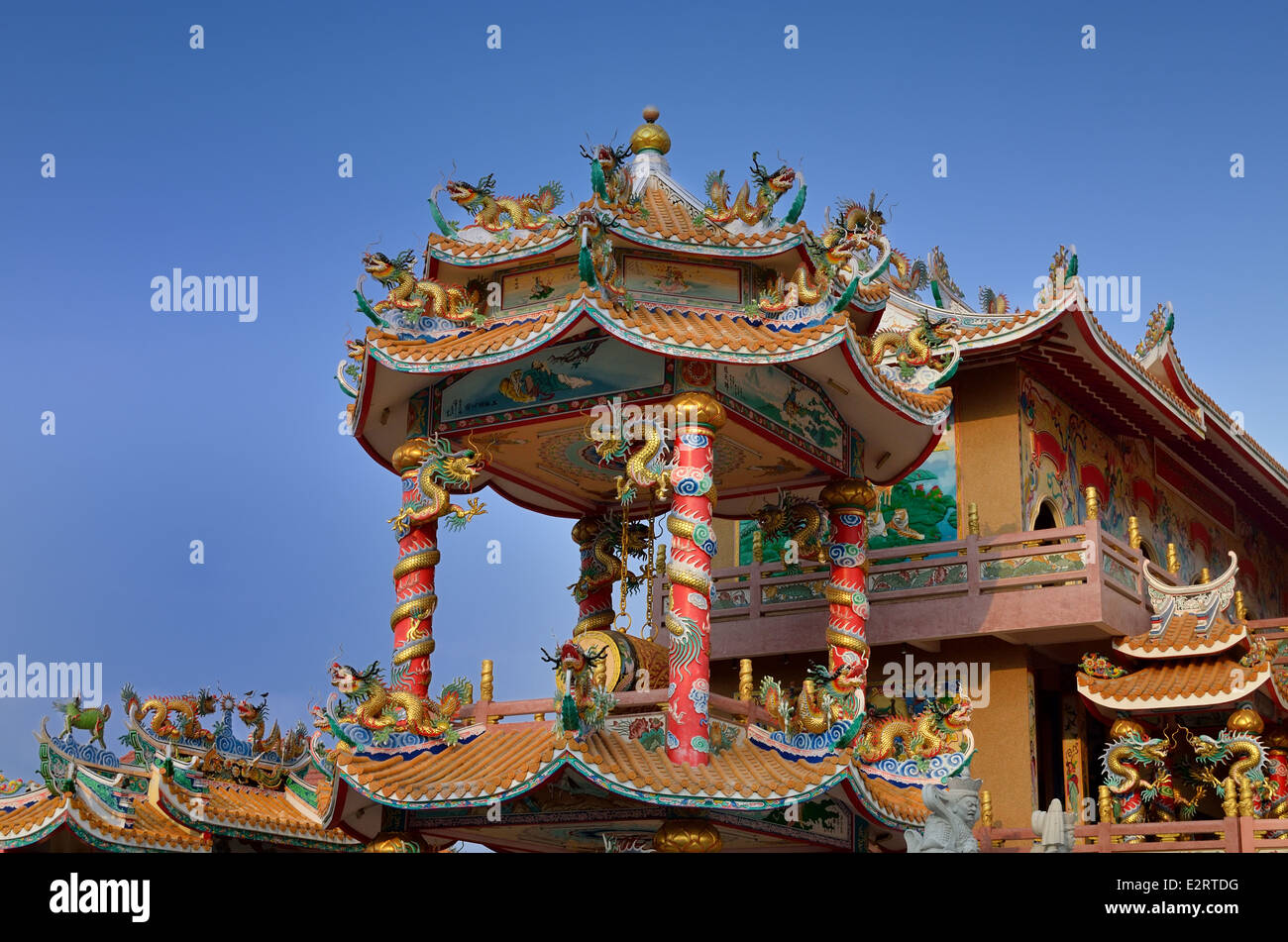 Dragon chinese dragon asia chinese culture shrine hi-res stock ...