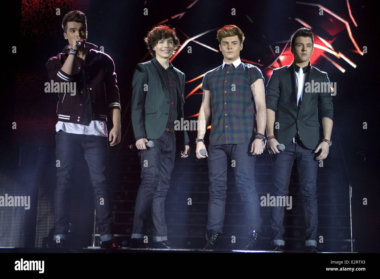 The X Factor Live Tour show at the SECC in Glasgow Featuring: Union J ...