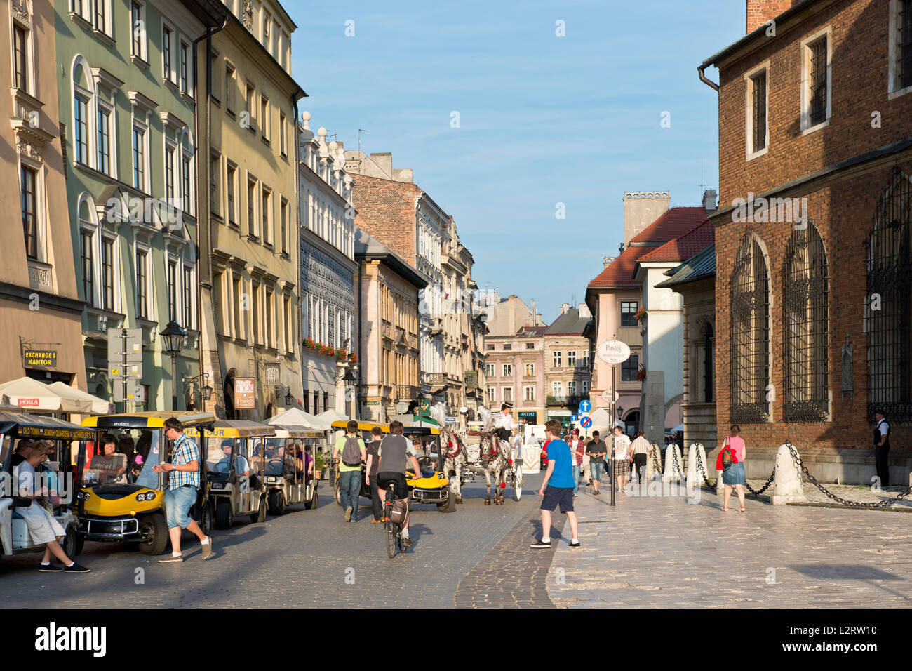 Poland, Krakow, Main Market square, Rynek Glowny Stock Photo - Alamy