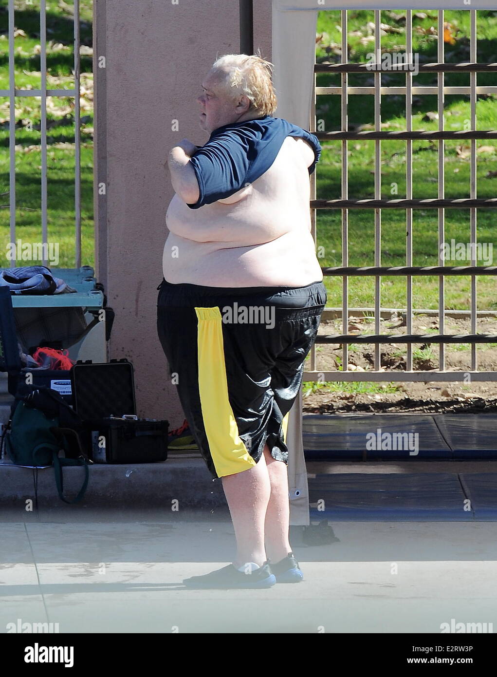 Celebrities practice their dives for the upcoming ABC show 'Splash ...