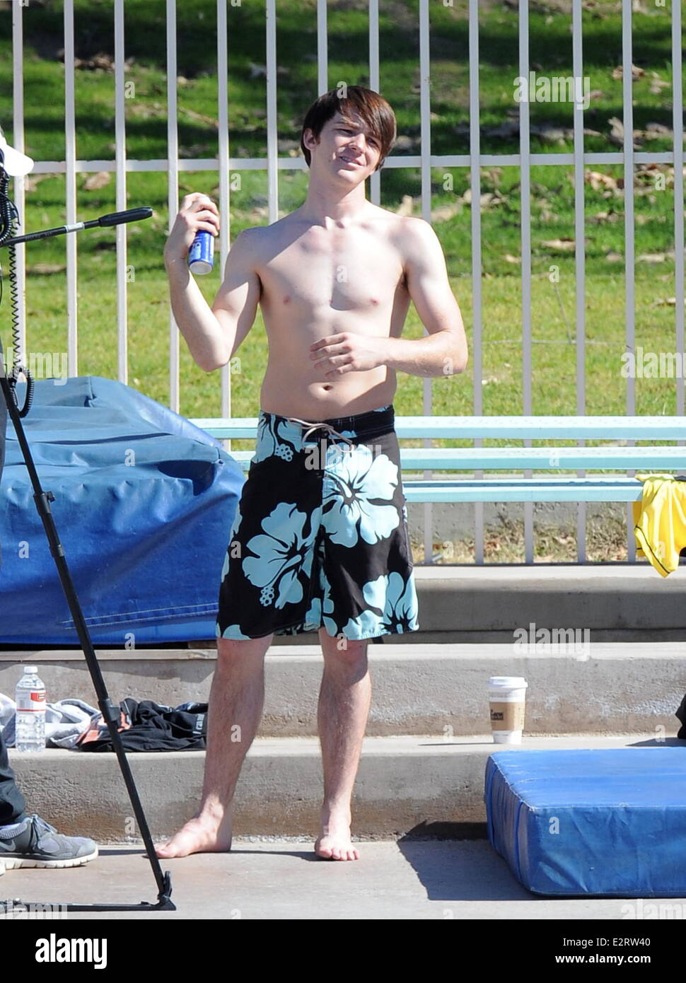 Celebrities practice their dives for the upcoming ABC show 'Splash ...