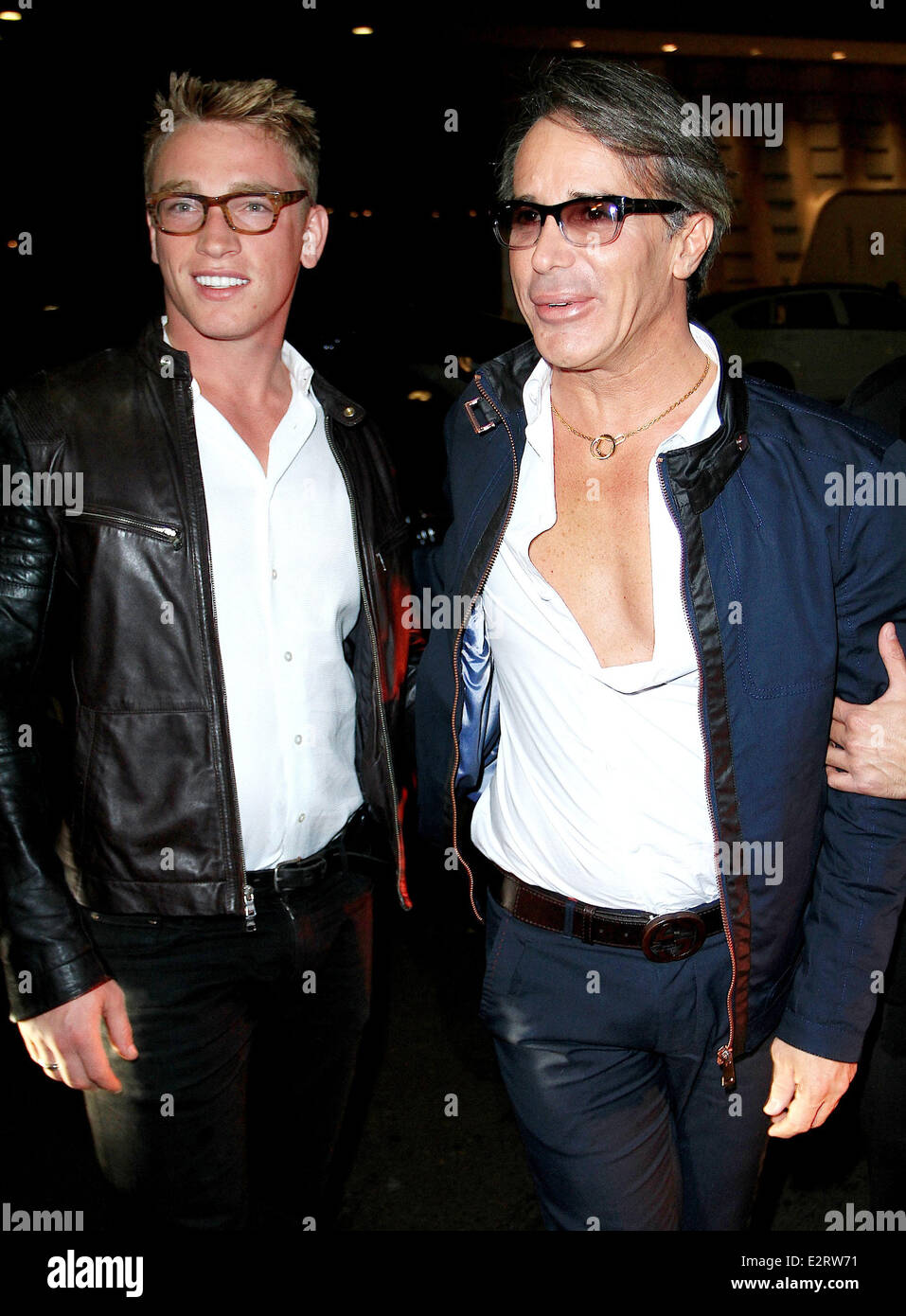 Lloyd Klein celebrates his birthday with Nick Gruber at Mr Chow ...