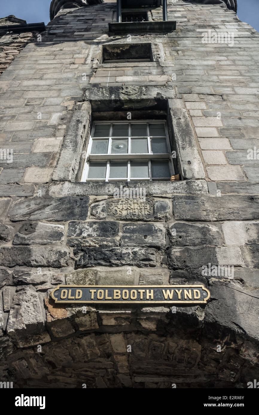 Tolbooth wynd edinburgh hi-res stock photography and images - Alamy