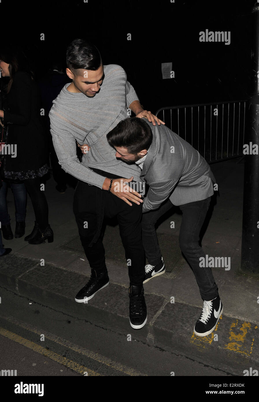 Louis Smith appears a little unimpressed as a mystery man in the street ...