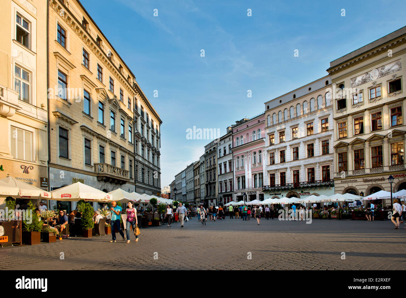 Poland, Krakow, Main Market square, Rynek Glowny Stock Photo - Alamy