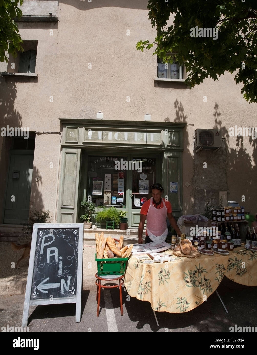 French shop epicerie Stock Photo - Alamy