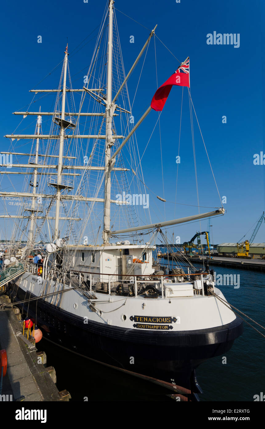 Poole, Dorset, UK. 20th June, 2014. The 65 meter long Jubilee Sailing ...