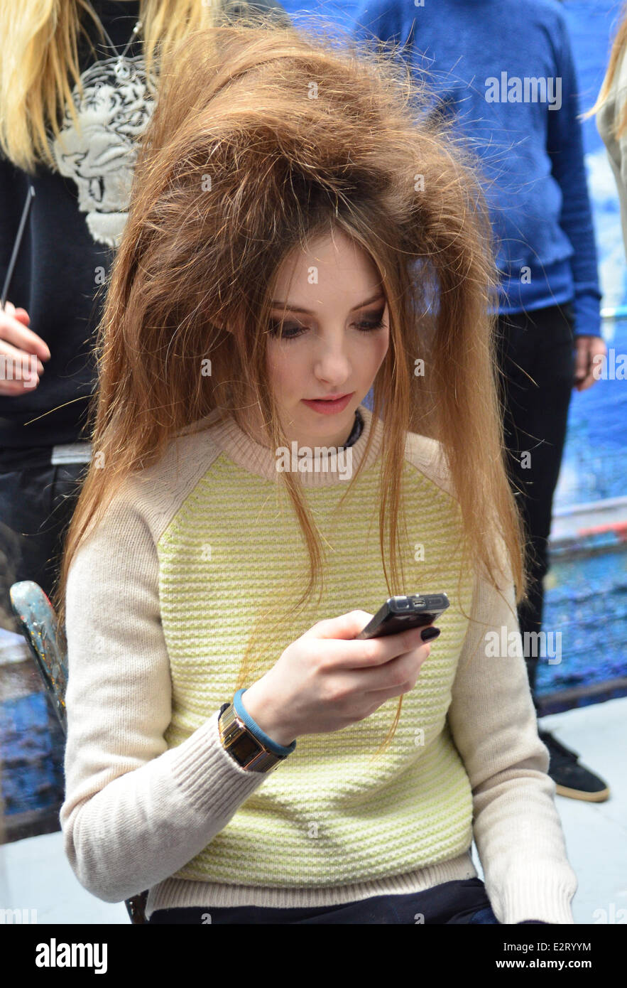 London Fashion Week - Autumn/Winter 2013 - Orla Kiely - Backstage ...