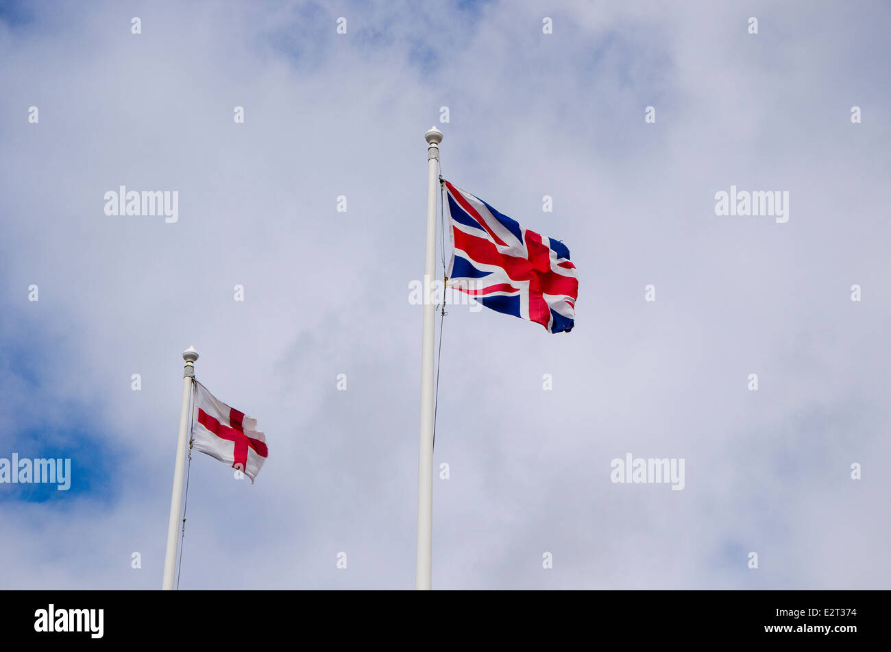 George Cross and Union Jack Stock Photo - Alamy