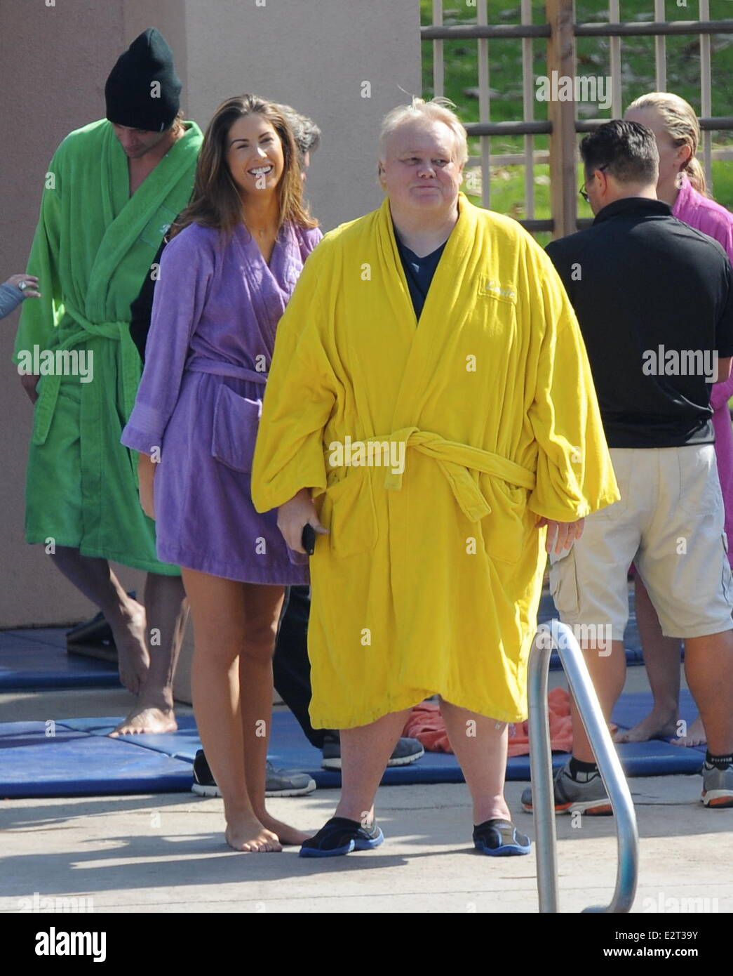 Celebrities practice their dives for the upcoming ABC show 'Splash ...