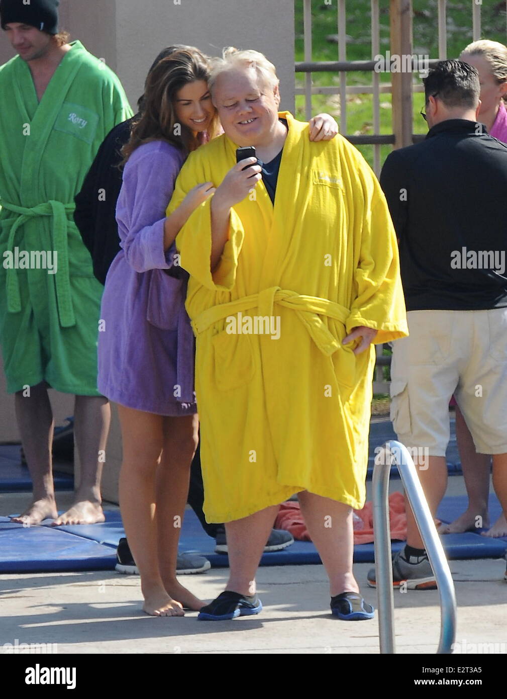 Celebrities practice their dives for the upcoming ABC show 'Splash ...