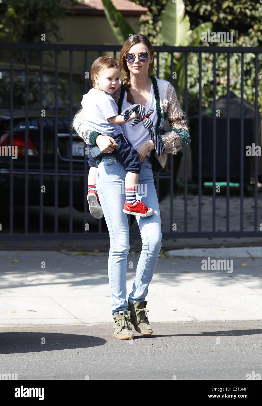 Miranda Kerr Son 2013 Miranda Kerr And Son Flynn Bloom Leaving Their