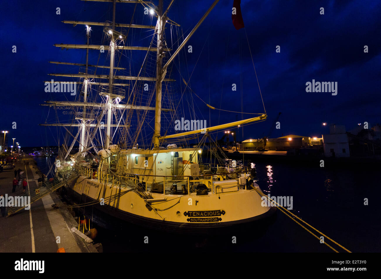 Poole, Dorset, UK. 20th June, 2014. The 65 meter long Jubilee Sailing ...