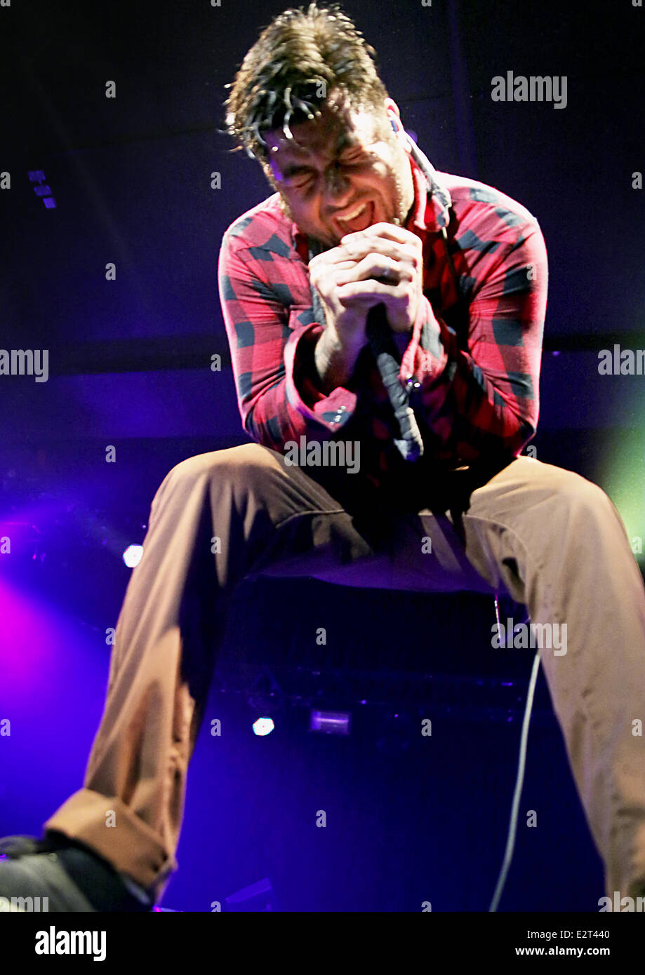 Deftones performing at Manchester Academy Featuring: Chino Moreno Where ...