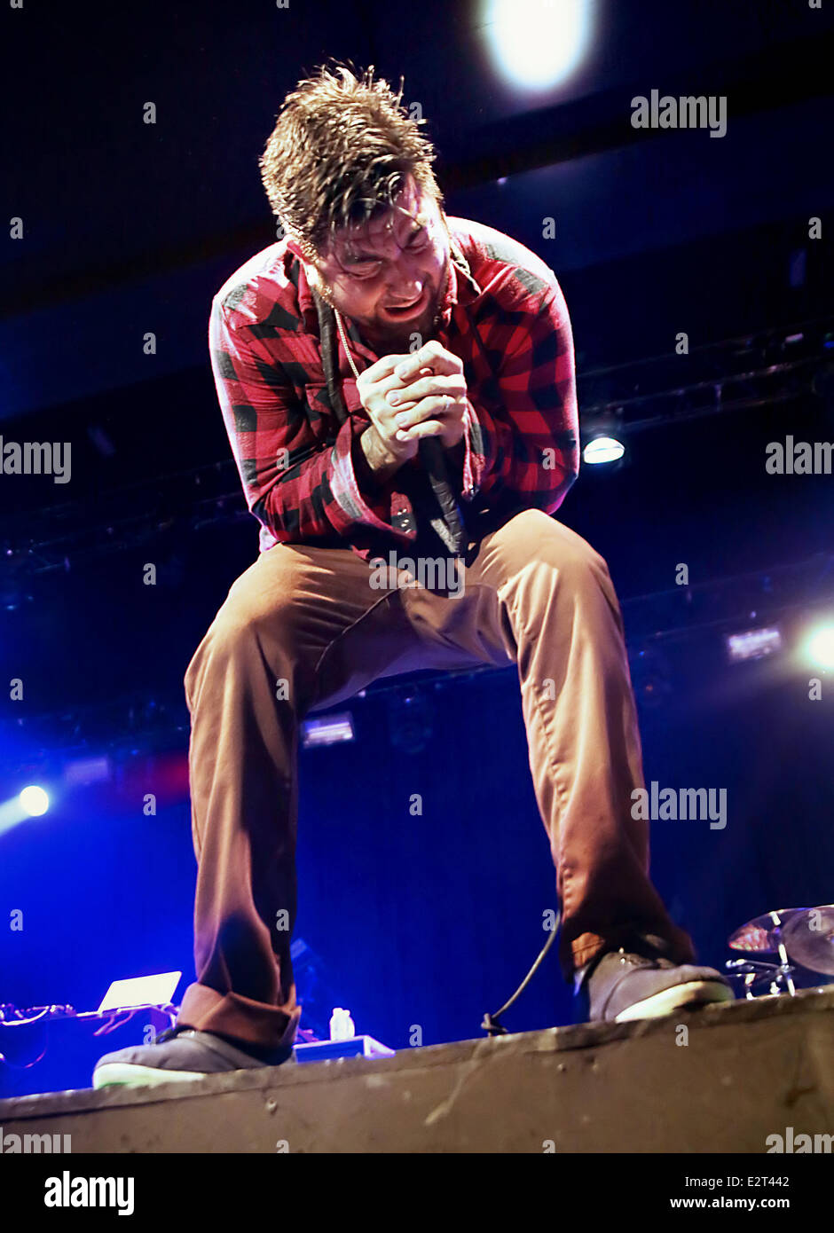 Deftones performing at Manchester Academy Featuring: Chino Moreno Where ...