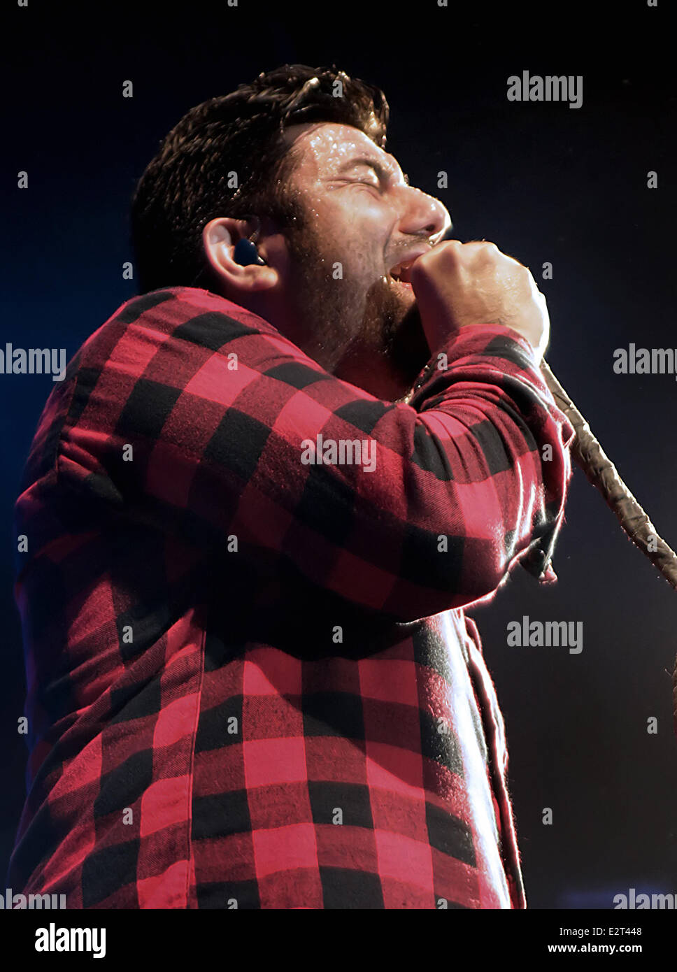 Deftones performing at Manchester Academy Featuring: Chino Moreno Where ...