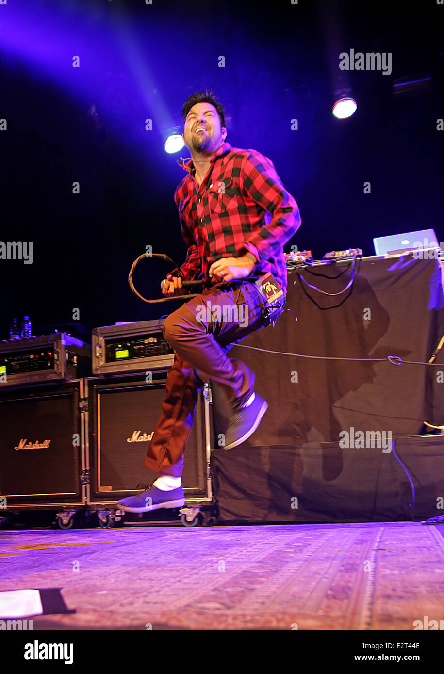 Deftones performing at Manchester Academy Featuring: Chino Moreno Where ...