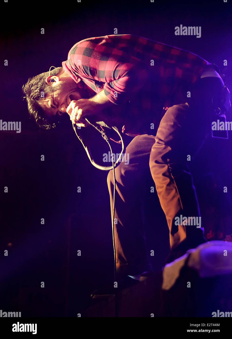 Deftones performing at Manchester Academy Featuring: Chino Moreno Where ...