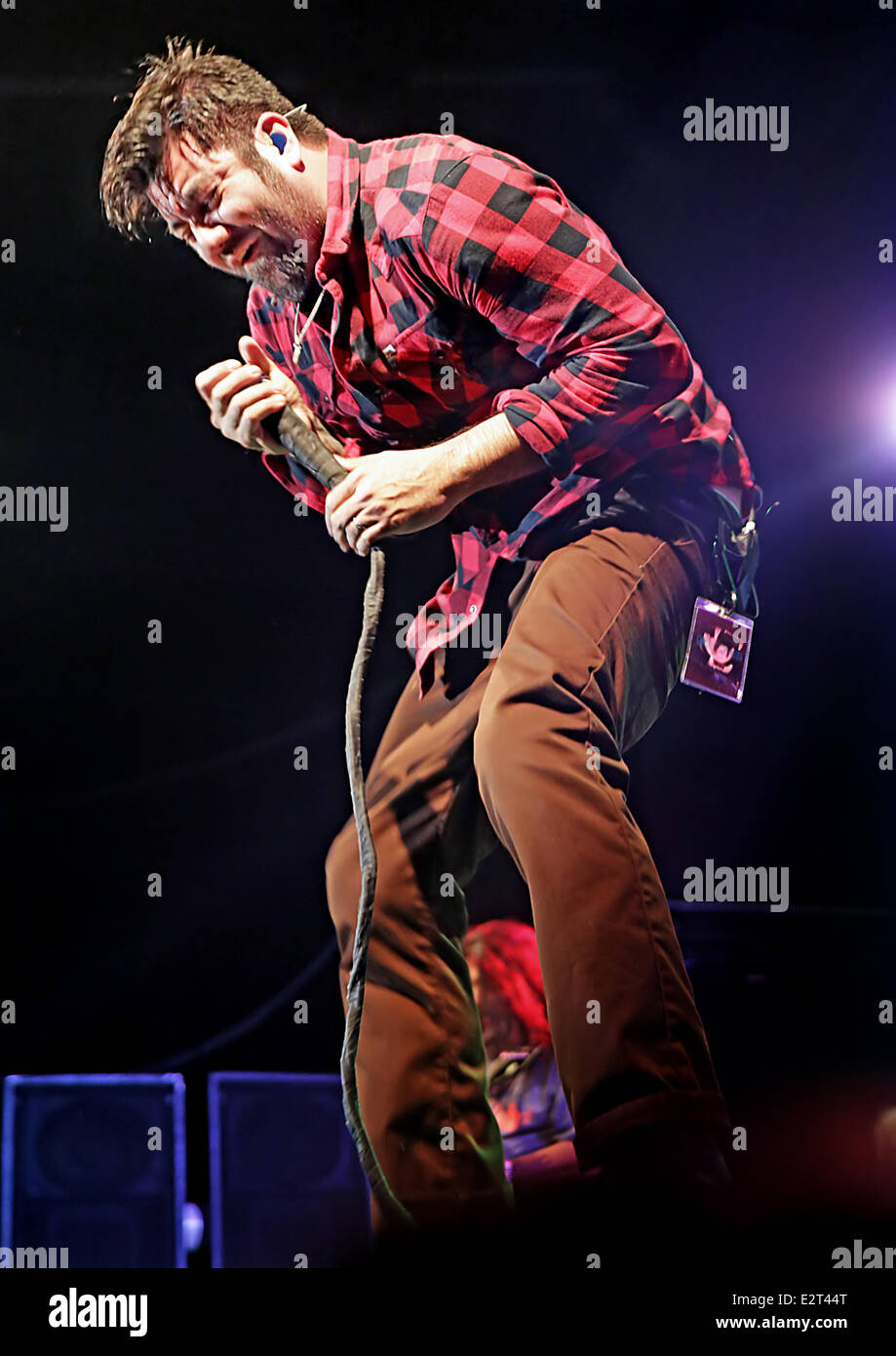 Deftones performing at Manchester Academy Featuring: Chino Moreno Where ...