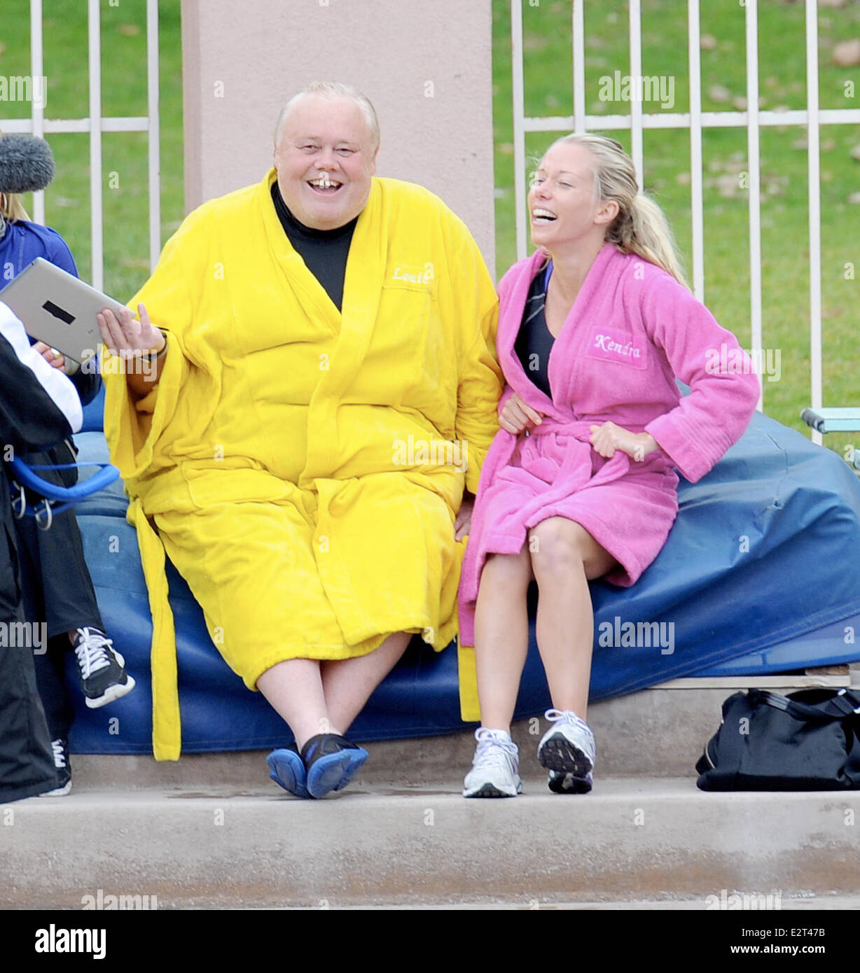 Celebrities practice their dives for the upcoming ABC show 'Splash ...