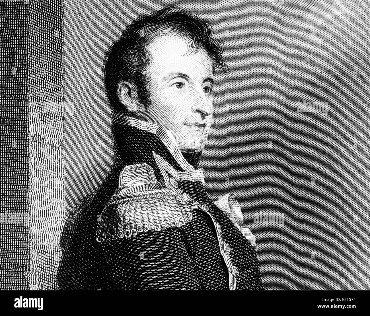 Vintage portrait of Stephen Decatur Jr Stock Photo - Alamy