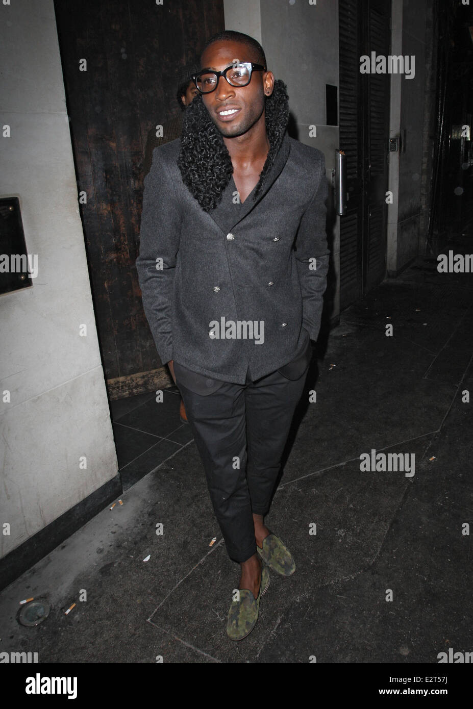 Celebrities at Hix restaurant in Soho Featuring: Tinie Tempah Where ...