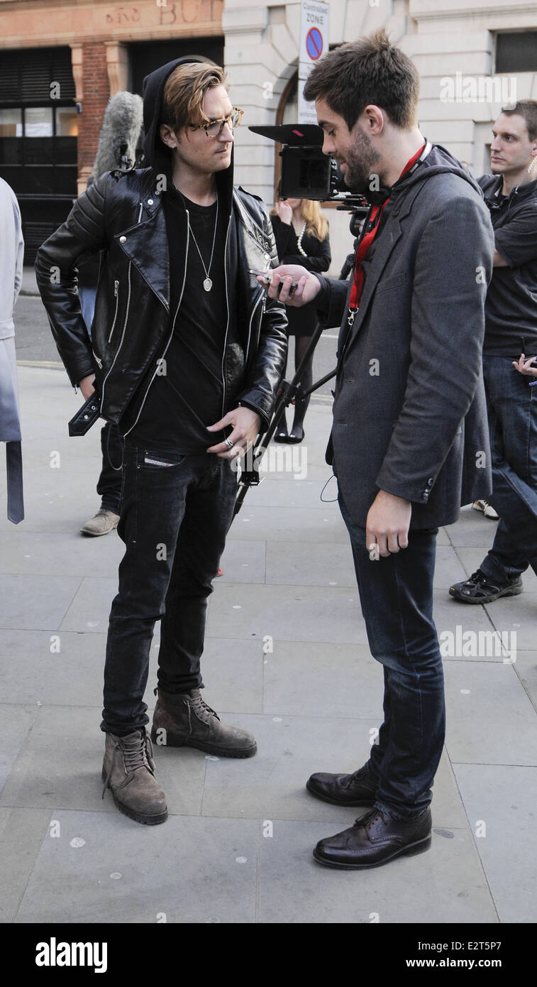 'Made in Chelsea' reality TV show filming at the Freemasons Hall ...