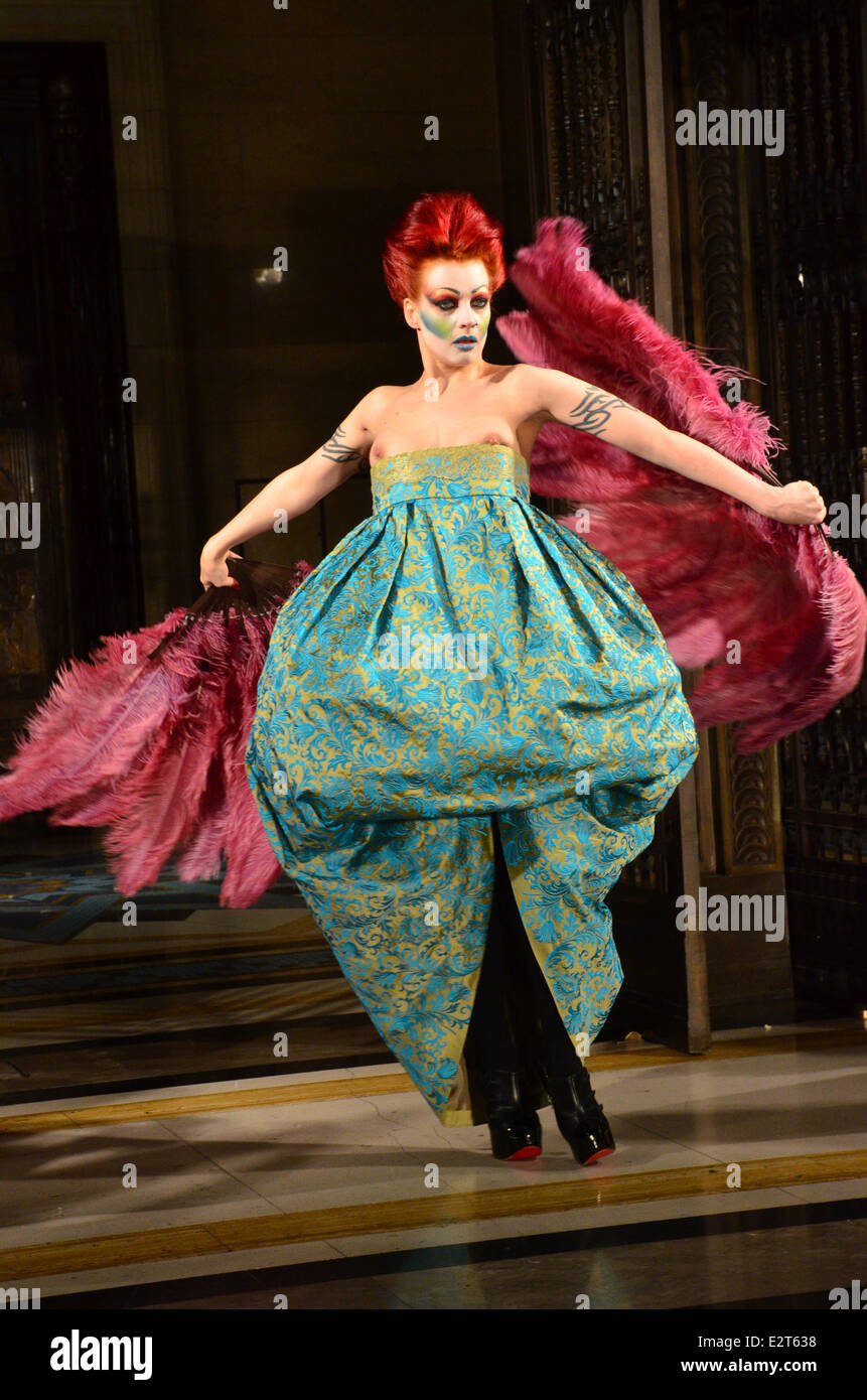 London Fashion Week - Autumn/Winter 2013 - Ziad Ghanem - Catwalk ...