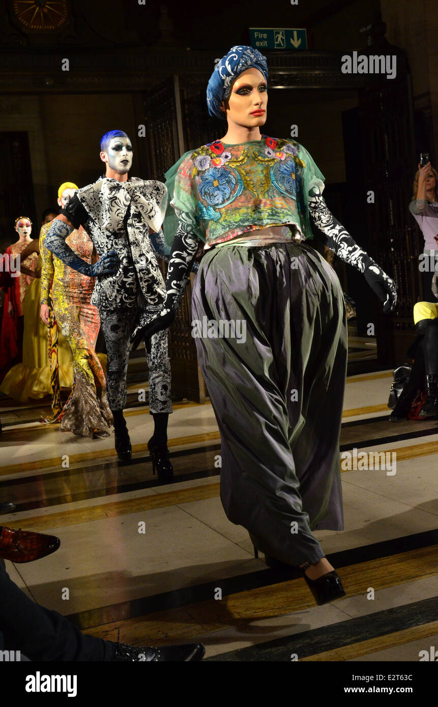 London Fashion Week - Autumn/Winter 2013 - Ziad Ghanem - Catwalk ...