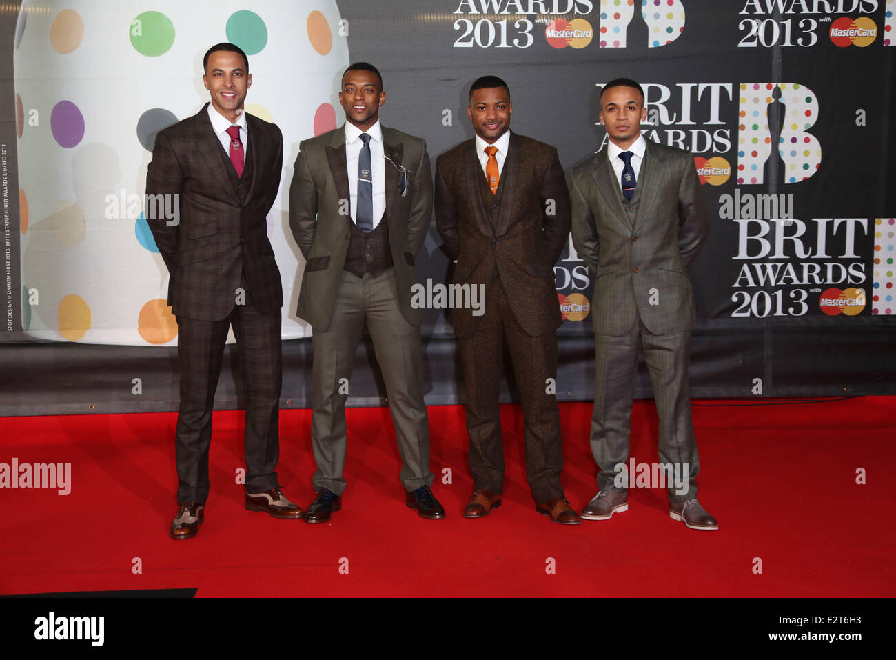 The 2013 Brit Awards (Brits) held at the O2 arena Featuring: Marvin ...