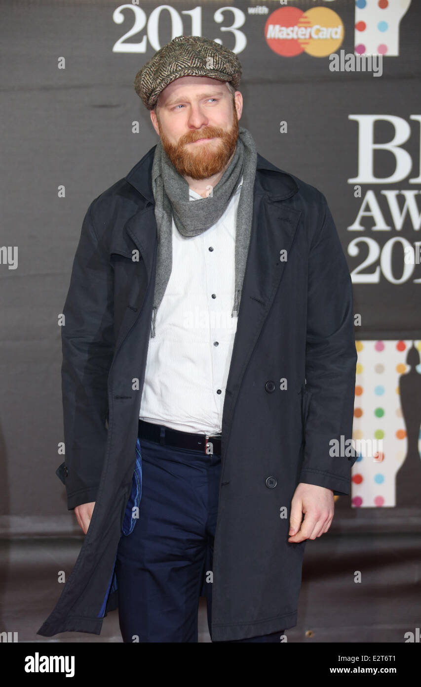 The 2013 Brit Awards (Brits) held at the O2 arena Featuring: Alex Clare ...