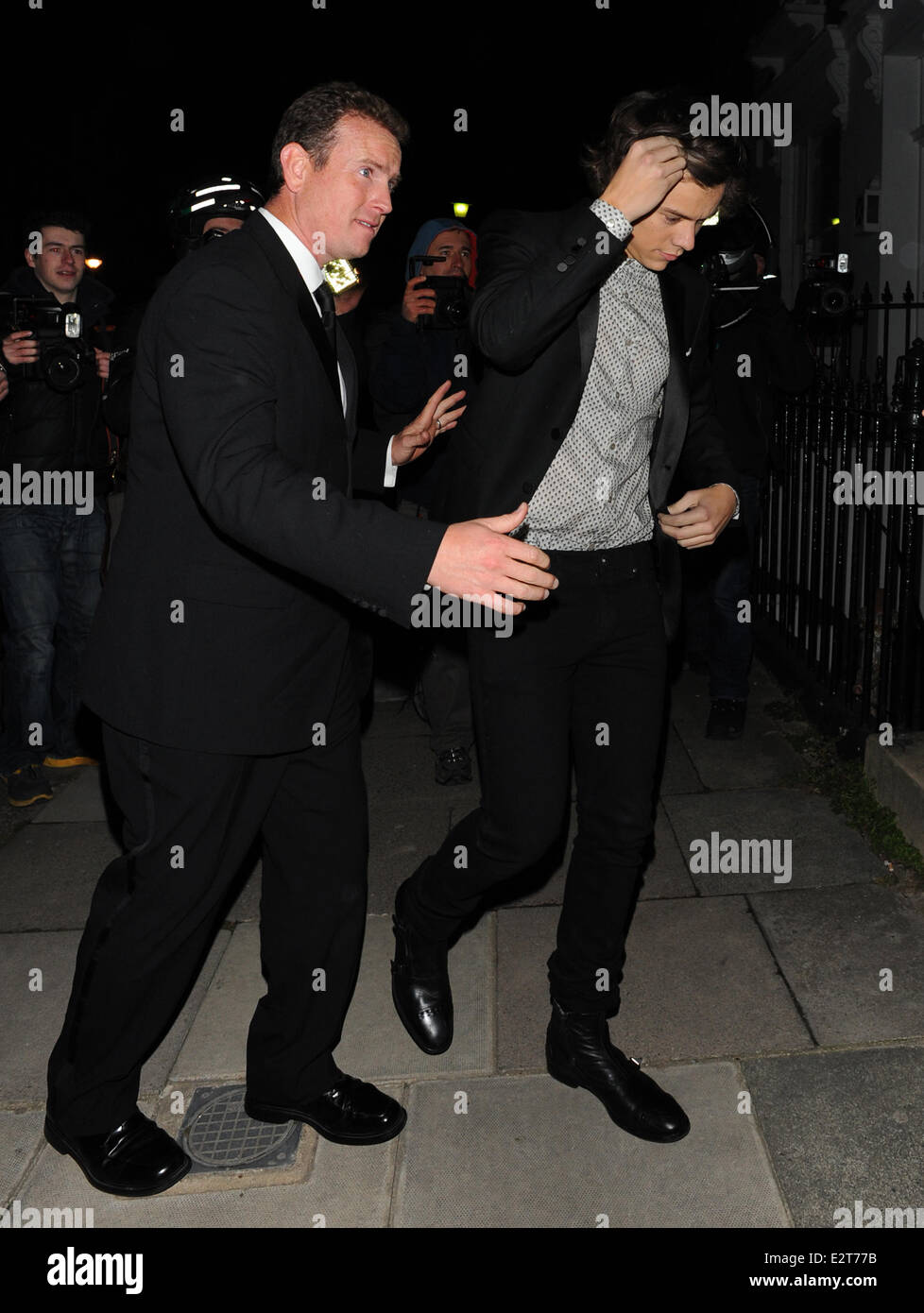 Harry Styles, Nick Grimshaw, Jaime Winstone and friends all head back ...