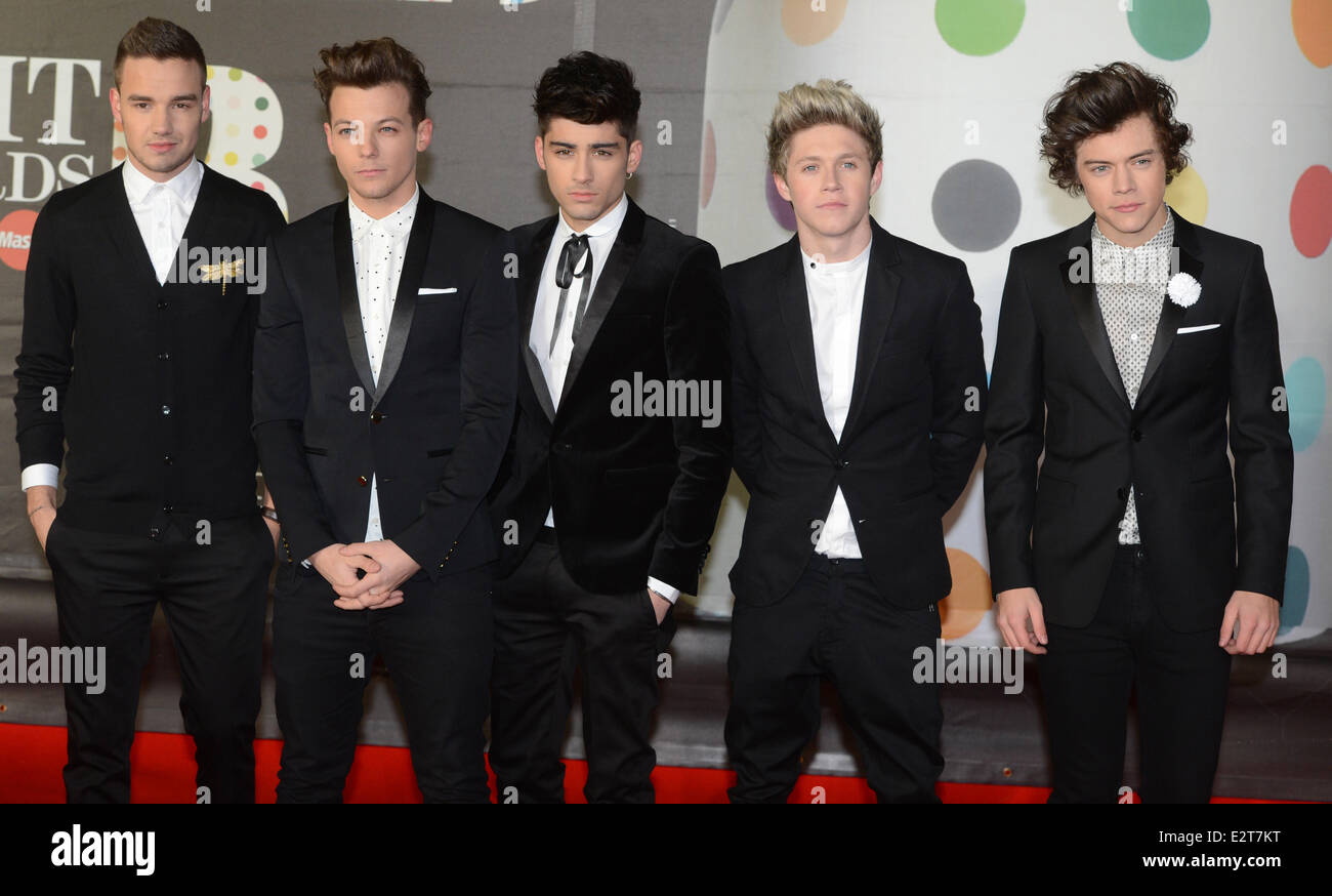 The 2013 Brit Awards (Brits) held at the O2 arena Featuring: One ...