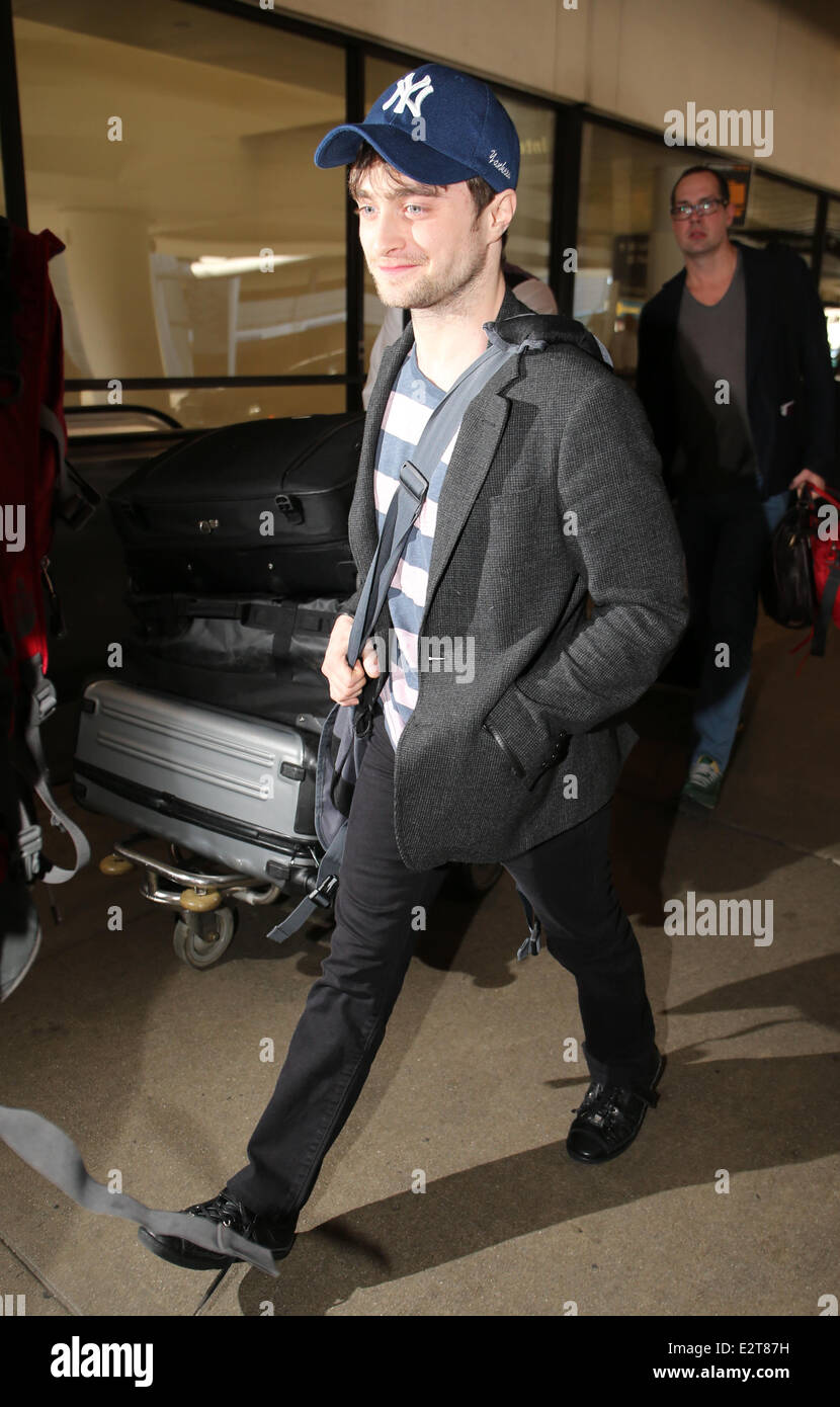 'Harry Potter' star, Daniel Radcliffe arrives at LAX airport Featuring ...