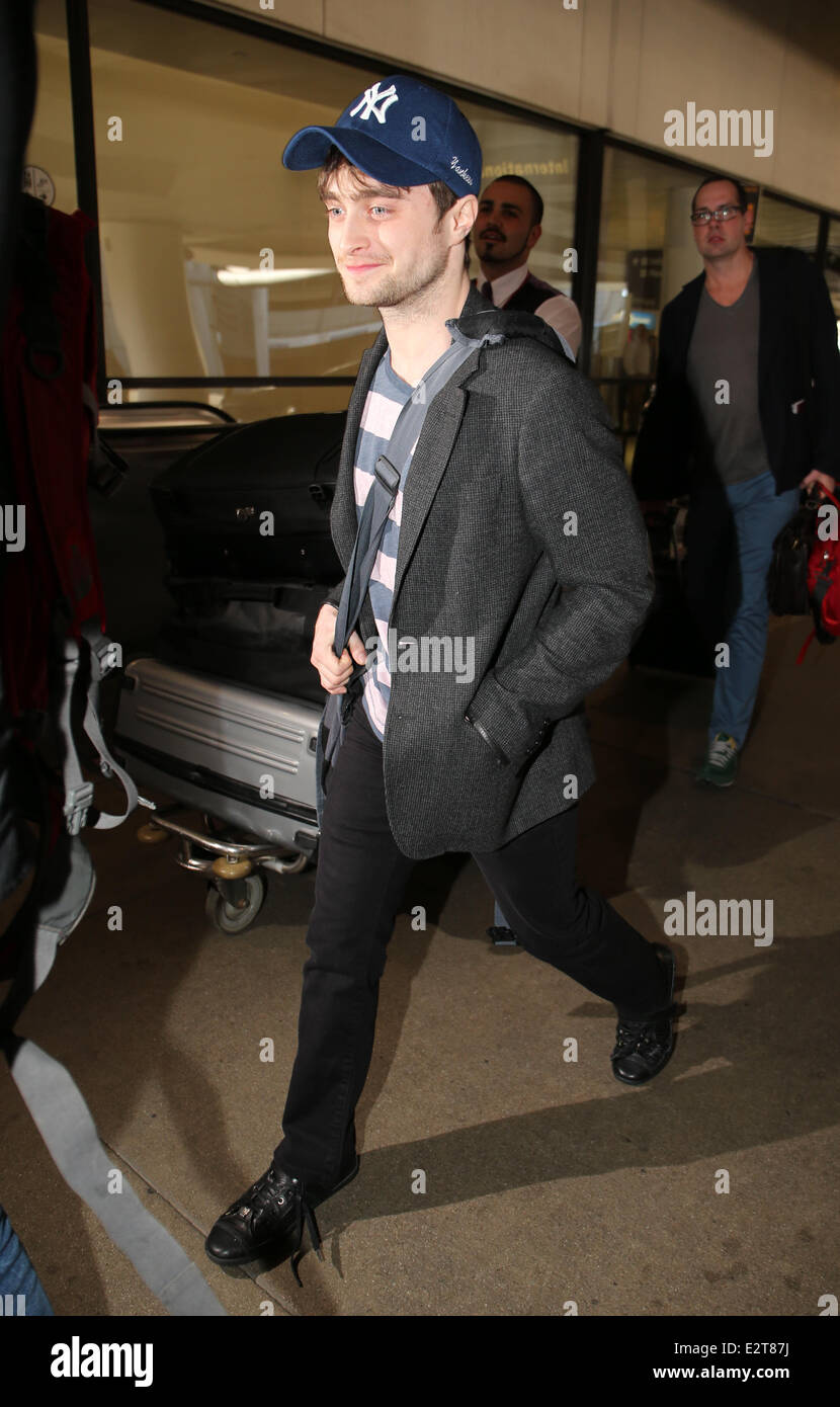 'Harry Potter' star, Daniel Radcliffe arrives at LAX airport Featuring ...