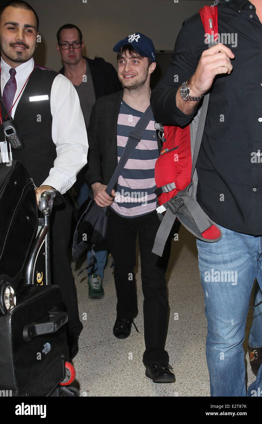 'Harry Potter' star, Daniel Radcliffe arrives at LAX airport Featuring ...