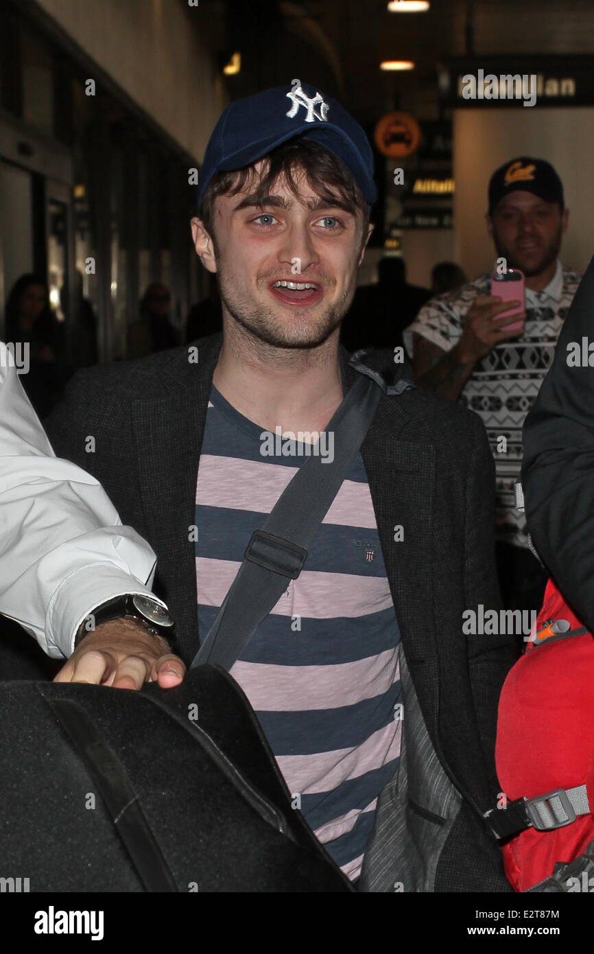 'Harry Potter' star, Daniel Radcliffe arrives at LAX airport Featuring ...