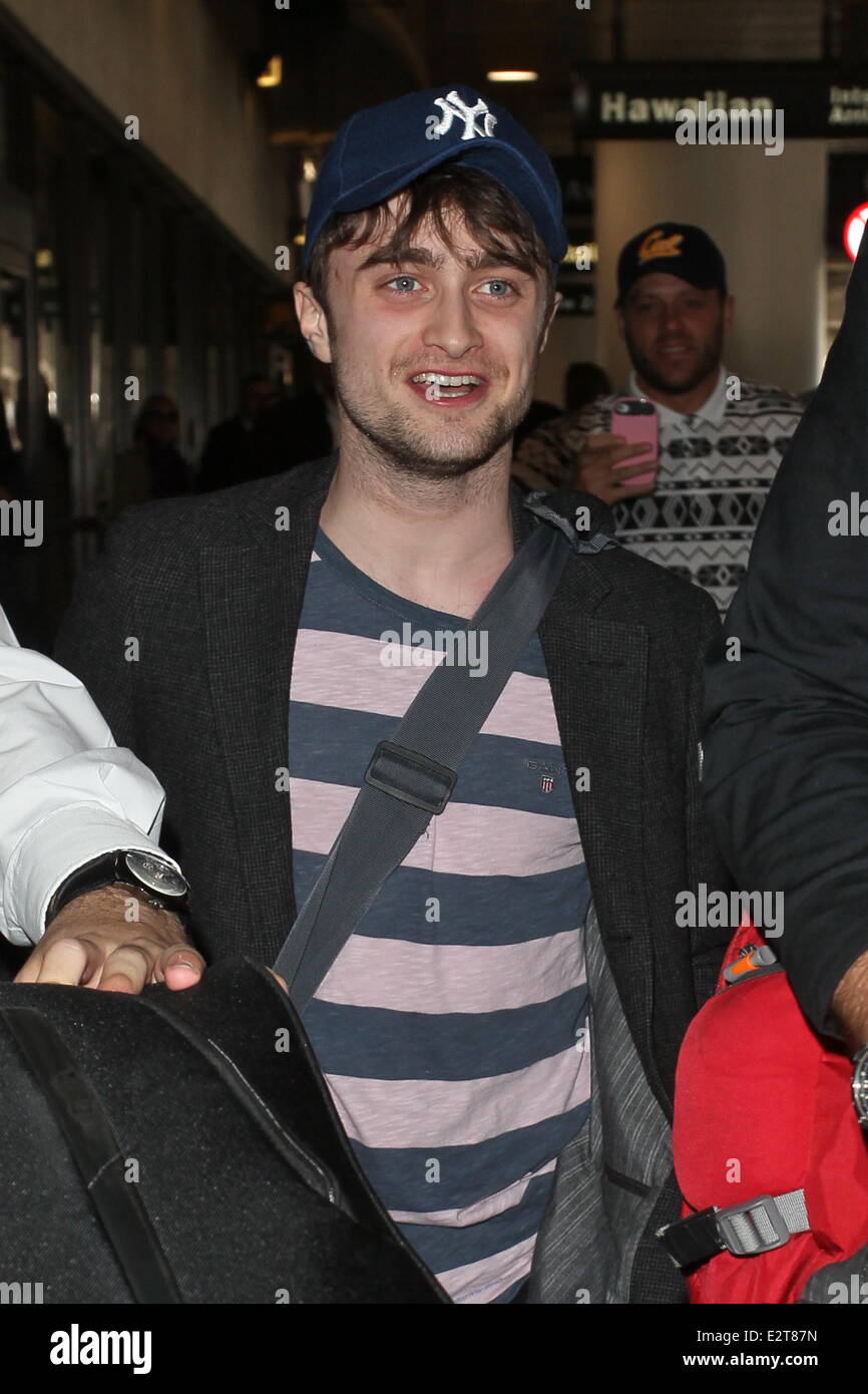 'Harry Potter' star, Daniel Radcliffe arrives at LAX airport Featuring ...